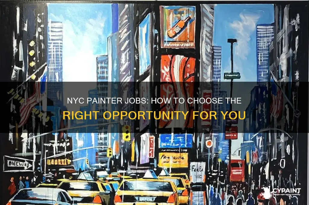 Nyc Painter Jobs: How To Choose The Right Opportunity For You | CyPaint
