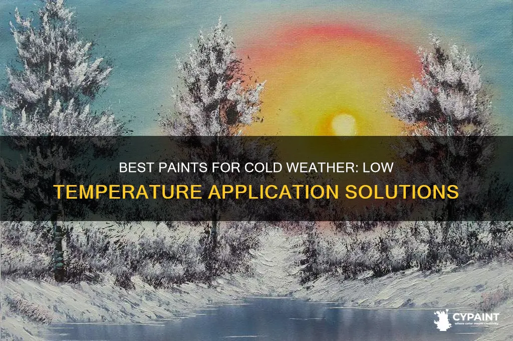 Best Paints For Cold Weather: Low Temperature Application Solutions ...