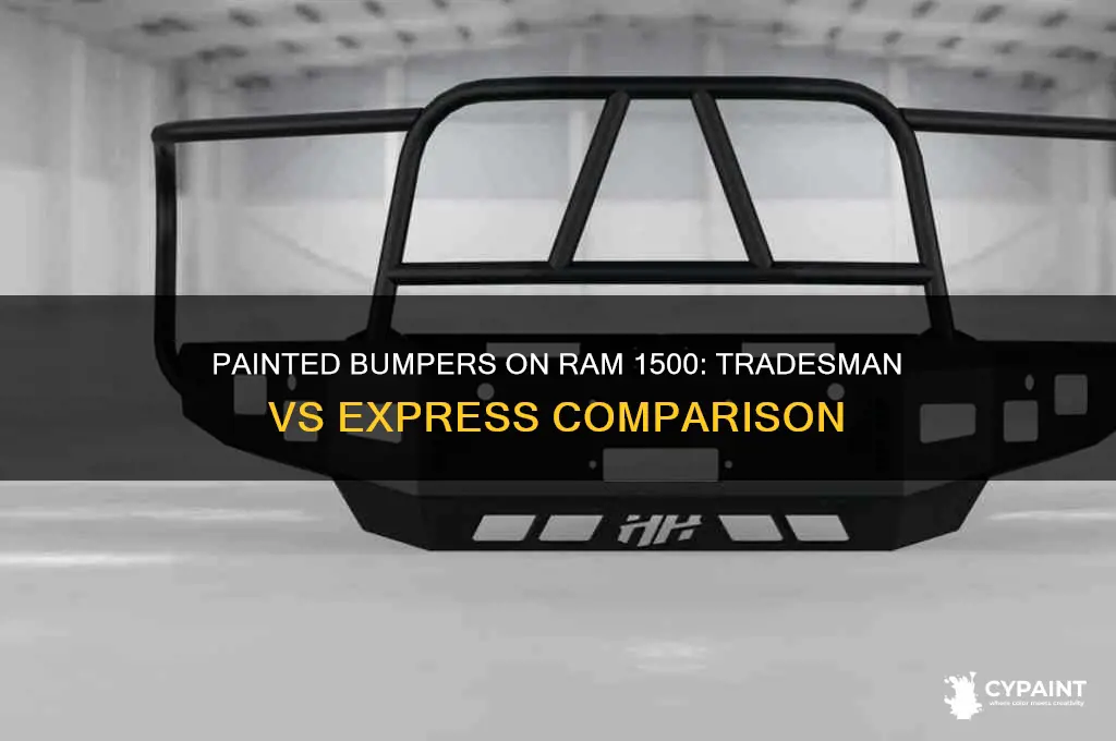 Painted Bumpers On Ram 1500: Tradesman Vs Express Comparison | CyPaint