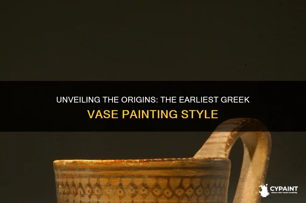 Unveiling The Origins: The Earliest Greek Vase Painting Style | CyPaint