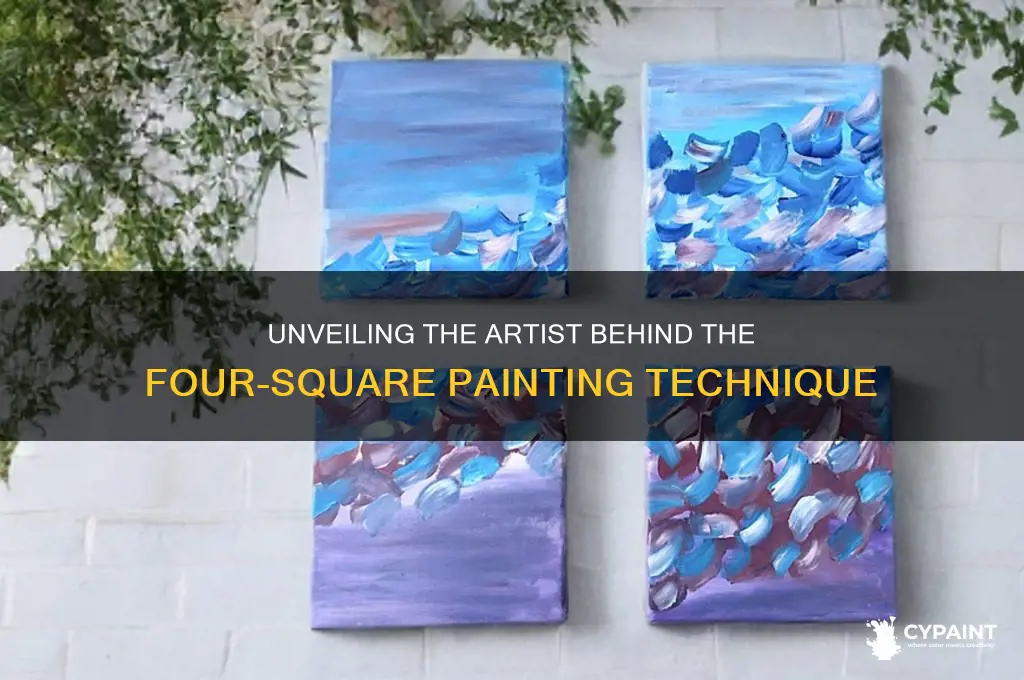 Unveiling The Artist Behind The Four-Square Painting Technique | CyPaint
