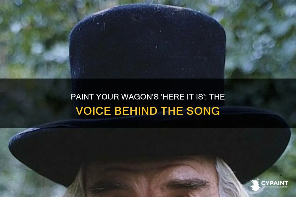 Paint Your Wagon's 'Here It Is': The Voice Behind The Song | CyPaint