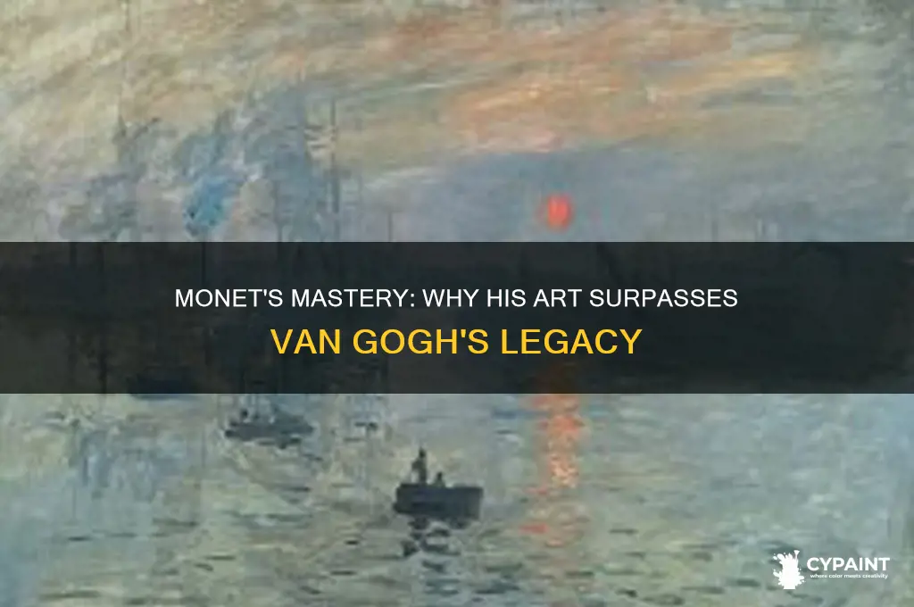 Monet's Mastery: Why His Art Surpasses Van Gogh's Legacy | CyPaint