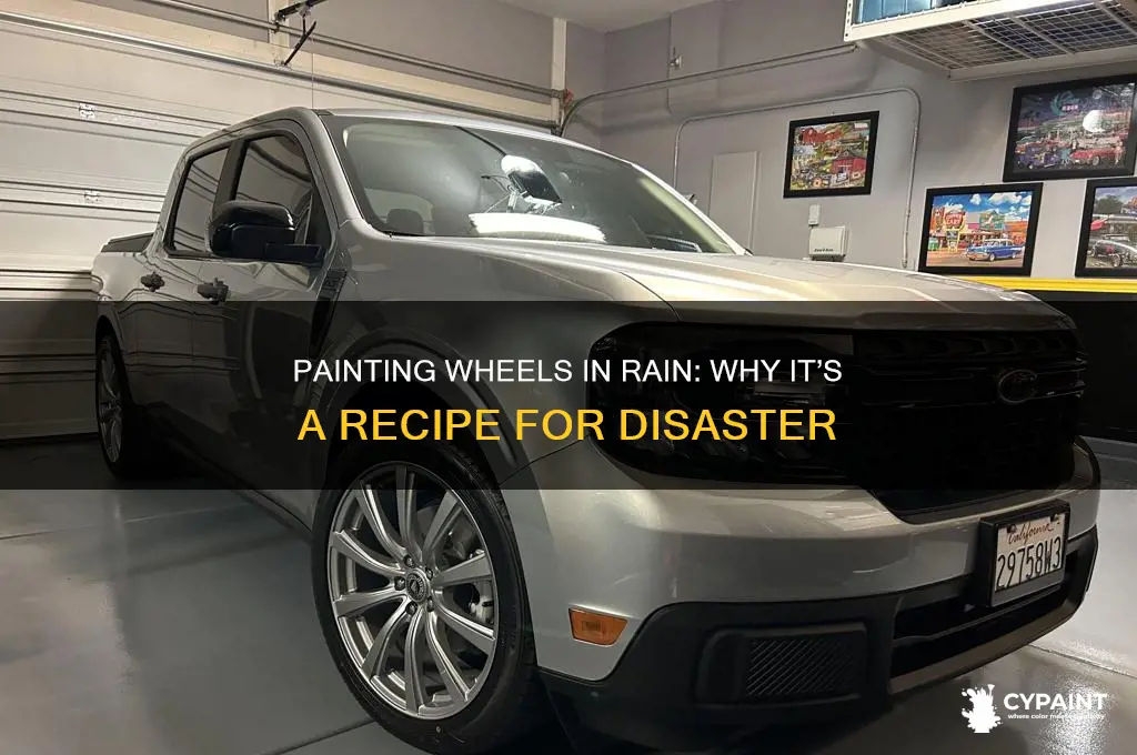 Painting Wheels In Rain: Why It’S A Recipe For Disaster | CyPaint