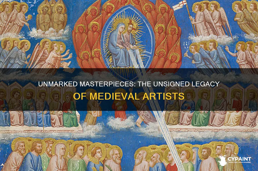 Unmarked Masterpieces: The Unsigned Legacy Of Medieval Artists | CyPaint
