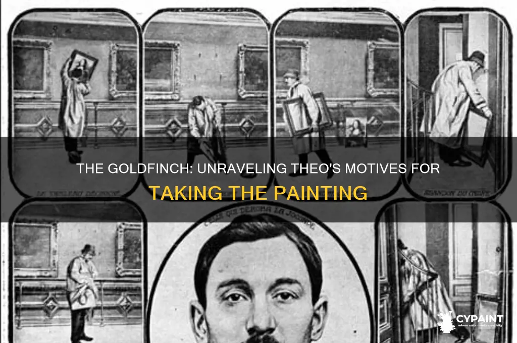The Goldfinch: Unraveling Theo's Motives For Taking The Painting | CyPaint