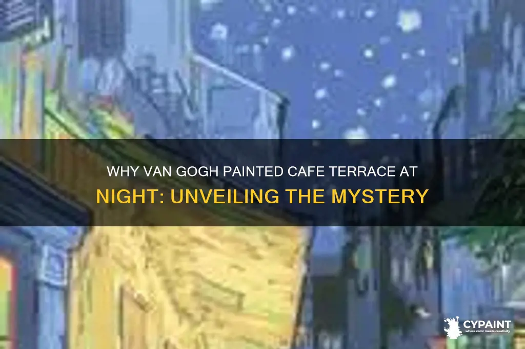 Why Van Gogh Painted Cafe Terrace At Night: Unveiling The Mystery | CyPaint