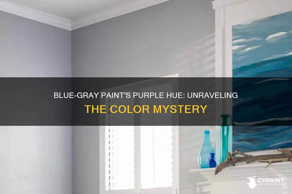 Blue-Gray Paint's Purple Hue: Unraveling The Color Mystery | CyPaint