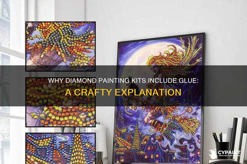 Why Diamond Painting Kits Include Glue: A Crafty Explanation | CyPaint