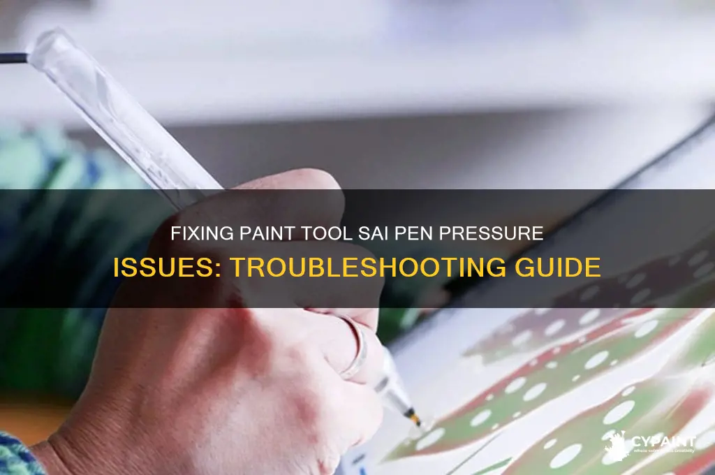 Fixing Paint Tool Sai Pen Pressure Issues: Troubleshooting Guide | CyPaint