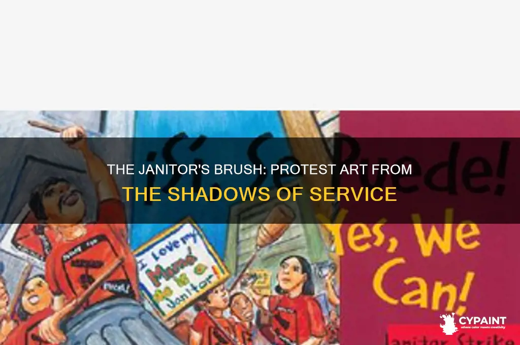 The Janitor's Brush: Protest Art From The Shadows Of Service | CyPaint
