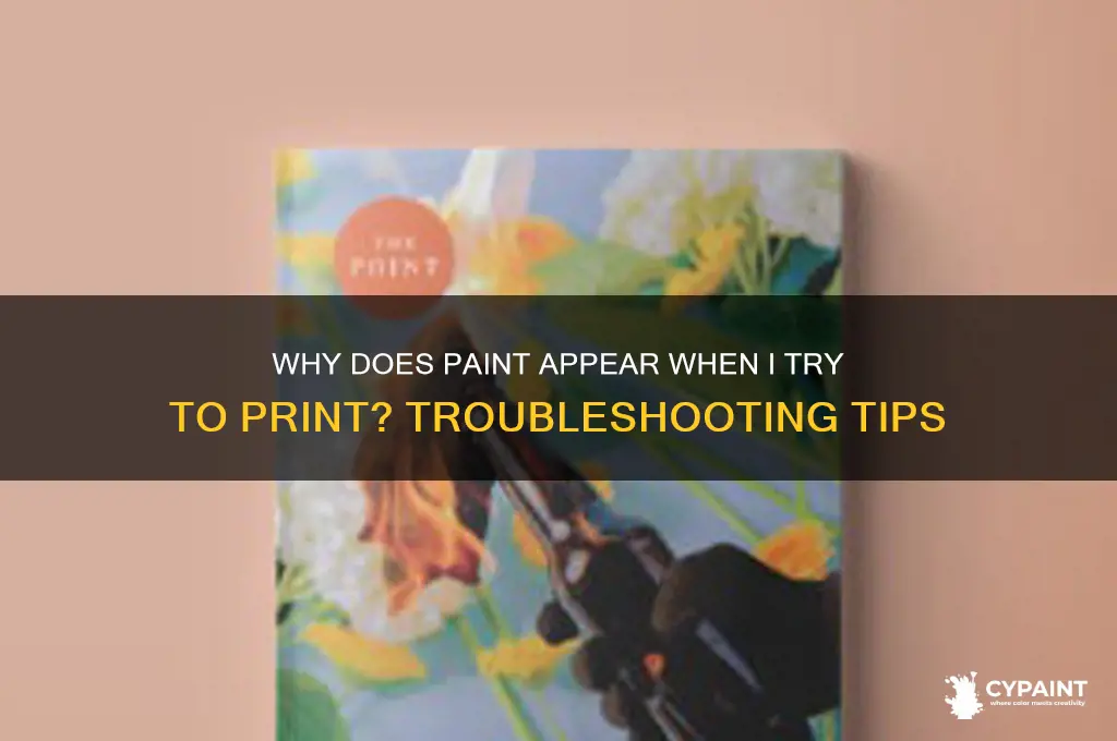 Why Does Paint Appear When I Try To Print? Troubleshooting Tips | CyPaint