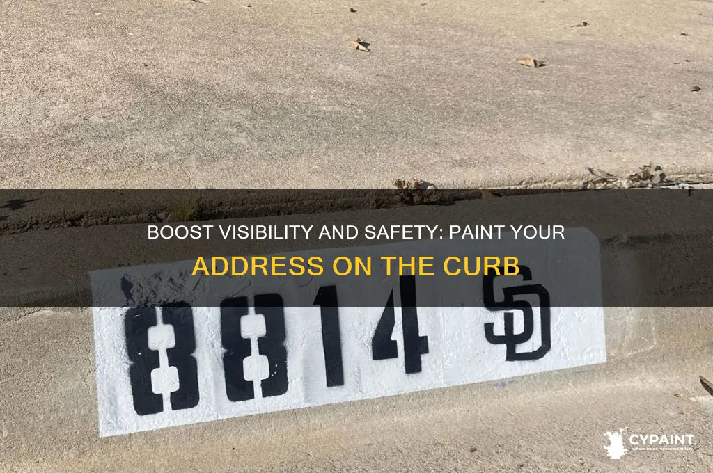 Boost Visibility And Safety: Paint Your Address On The Curb | CyPaint